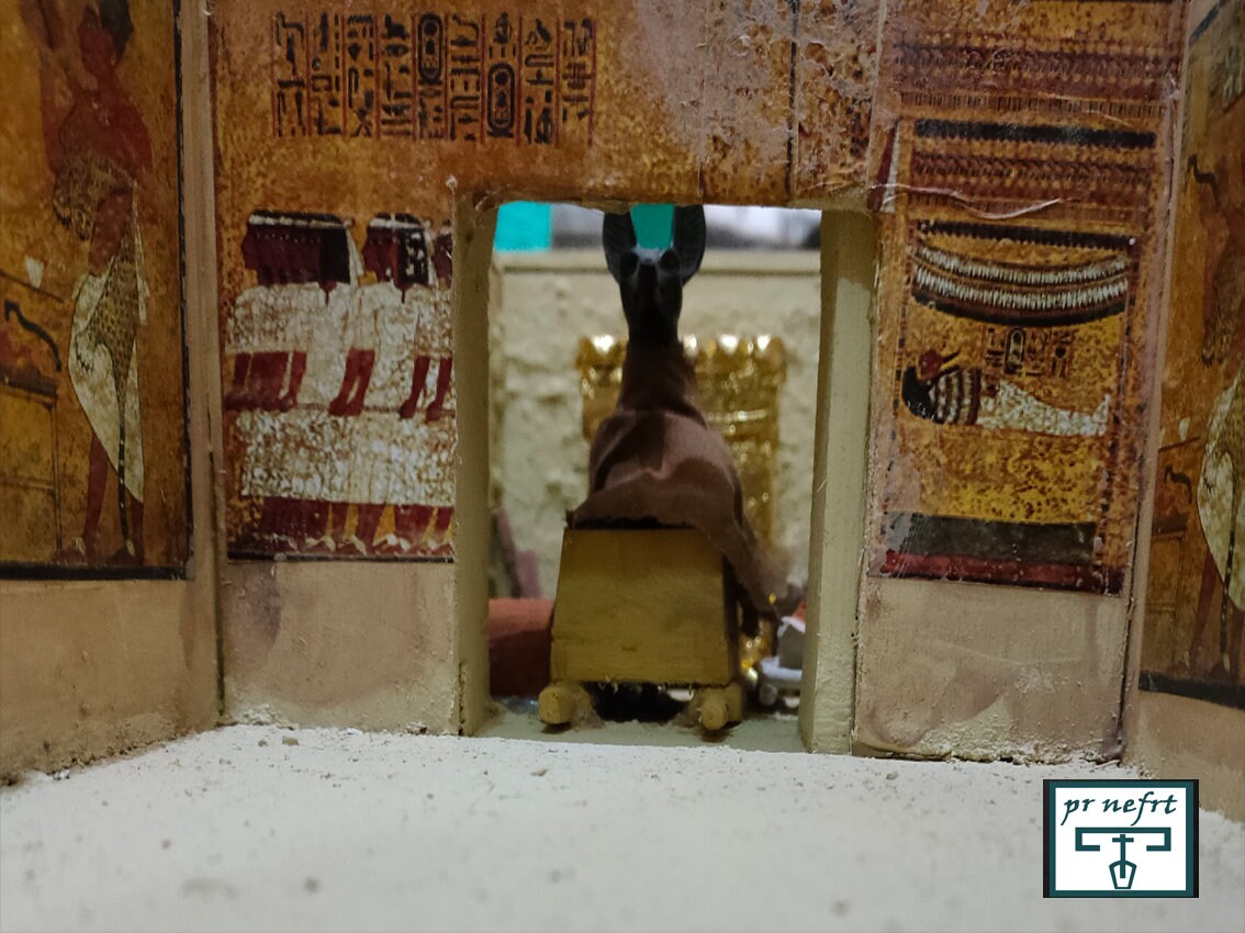 Tomb of King Tutankhamun. A Very Rare Model of the Tomb of the - Etsy