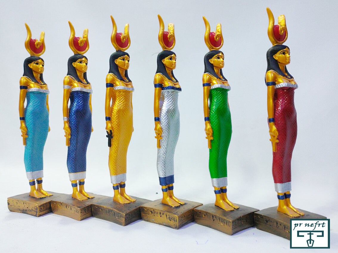 Unique Goddess Hathor Statue Available in 6 Beautiful Colors - Etsy