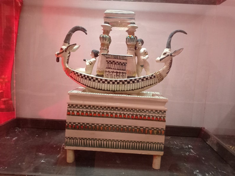 Ibex Boat Replica From Tutankhamuns Tomb made in Egypt - Etsy