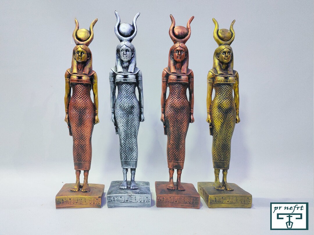 Statue of Hathor. the Goddess Hathor. Available in Distinctive Colors ...