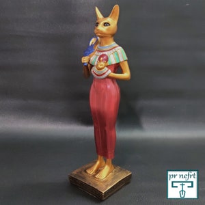 A Unique Statue of the Goddess Bastet, Available in 4 Colors, Handmade ...