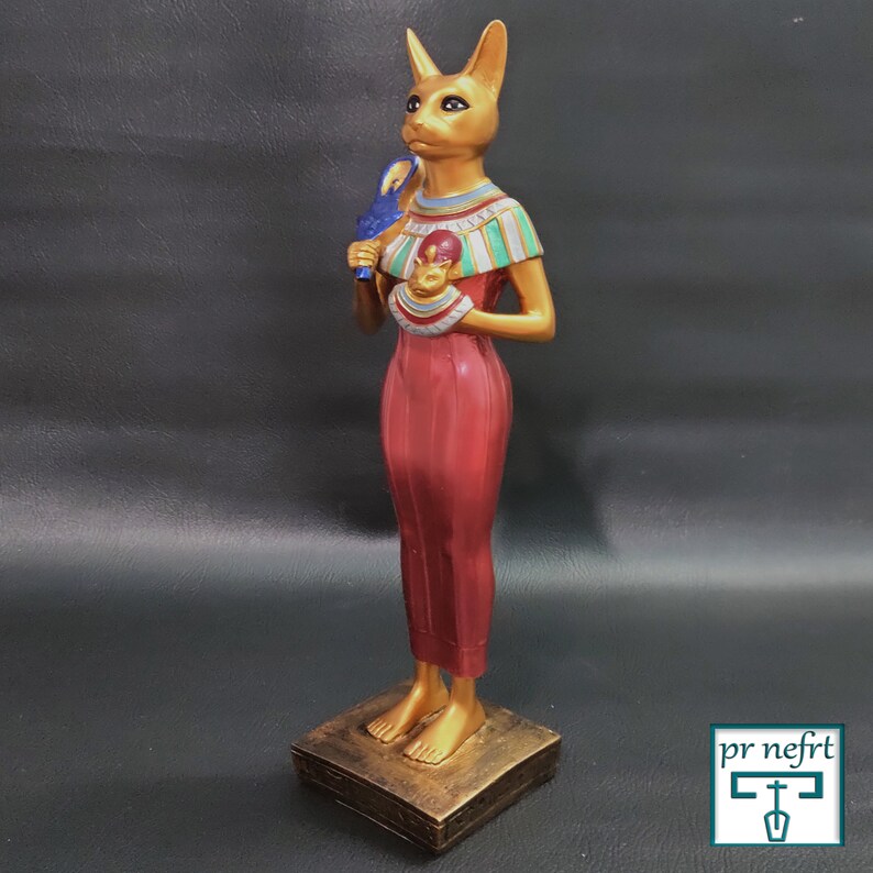 A Unique Statue of the Goddess Bastet Available in 4 Colors - Etsy