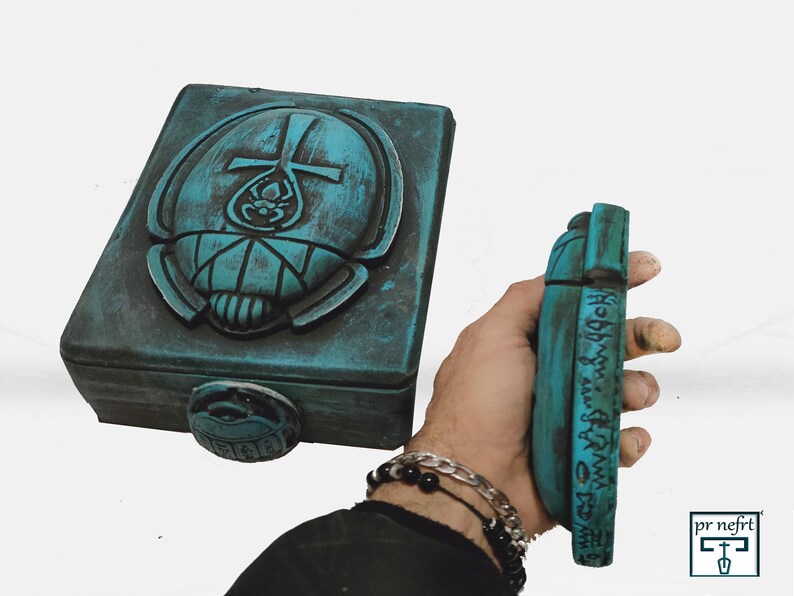 Scarab Altar Box Egypt Decor Box Scarab Beetle Box Egypt Mythology ...