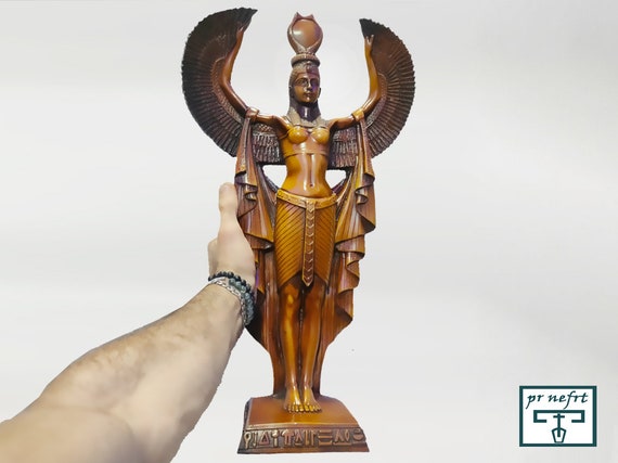 Statue of the Goddess Isis the Statue of Isis.goddess of | Etsy