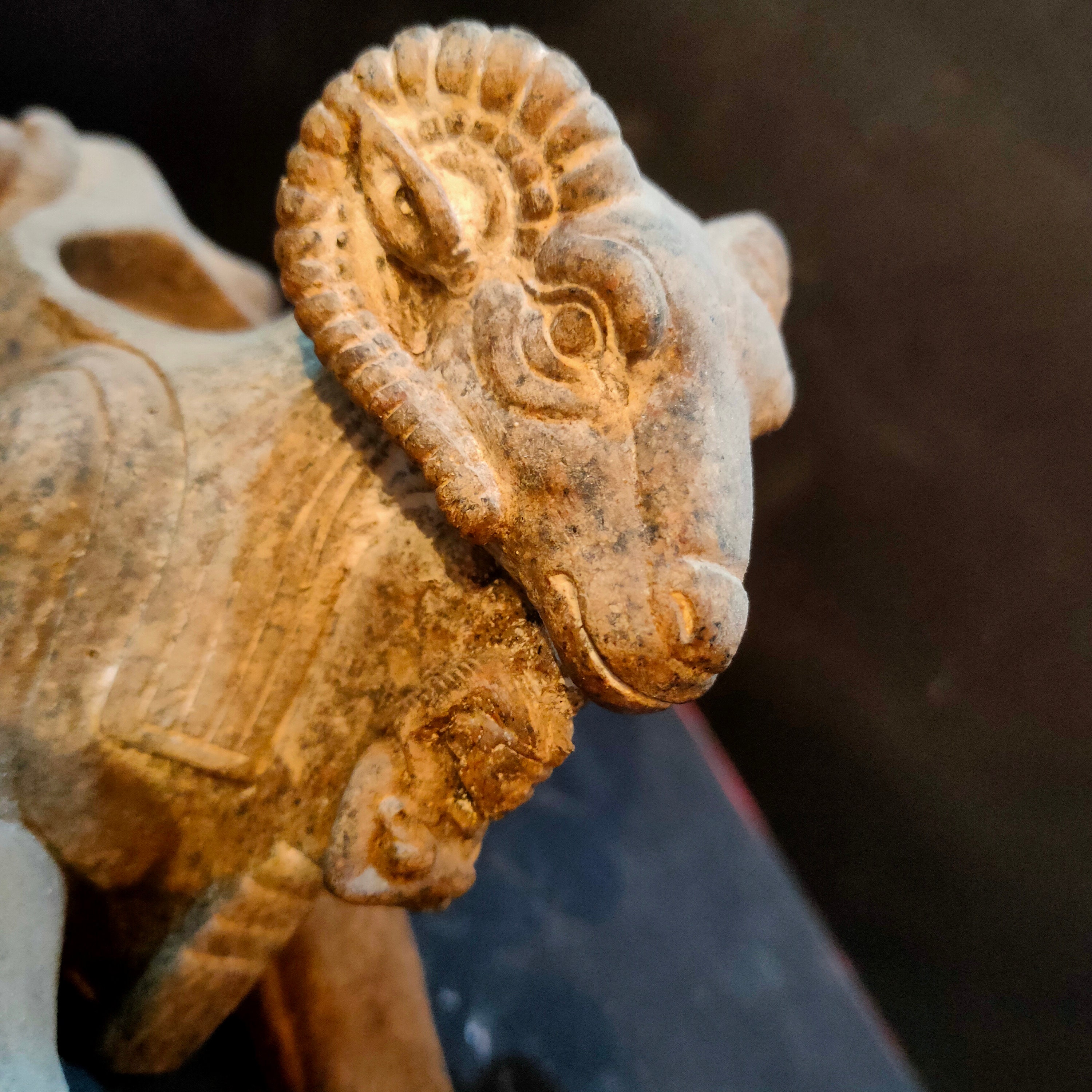 A Unique Model by the Rams Road Symbolizes the God Amun, the Body of a ...