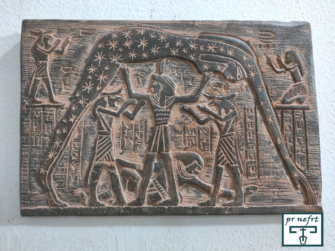 Egyptian Goddess Nut. Goddess of the Sky and Stars. Wall Hanging ...