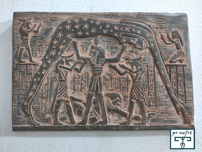 Egyptian Goddess Nut. Goddess of the Sky and Stars. Wall - Etsy