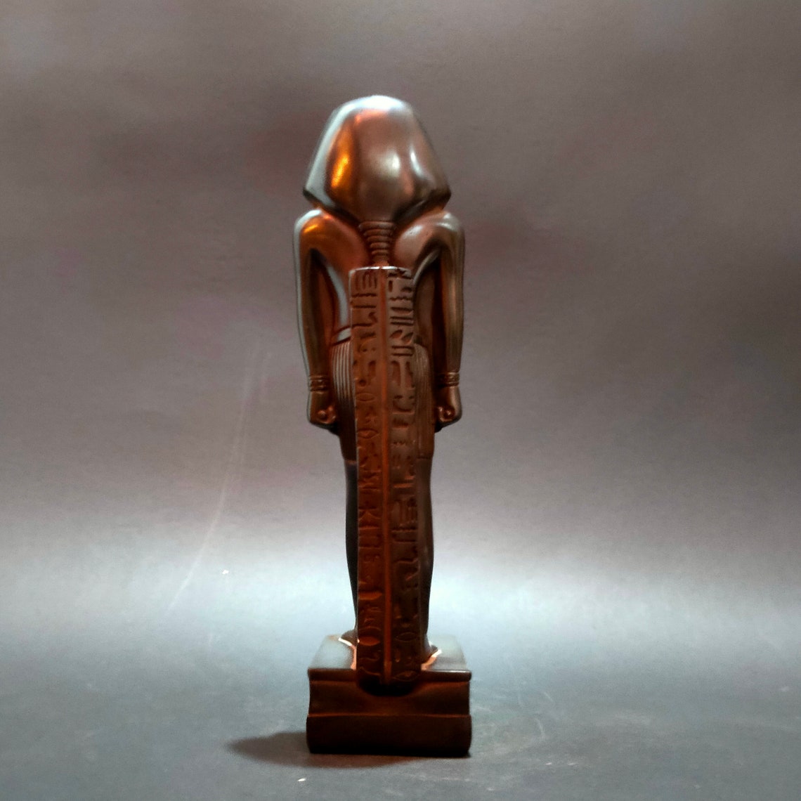 Statue of Egyptian Pharaoh King Thutmose III Black Solid - Etsy UK