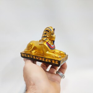 Egyptian Statue of the Sphinx. Golden Sphinx Statue. Made in Egypt - Etsy