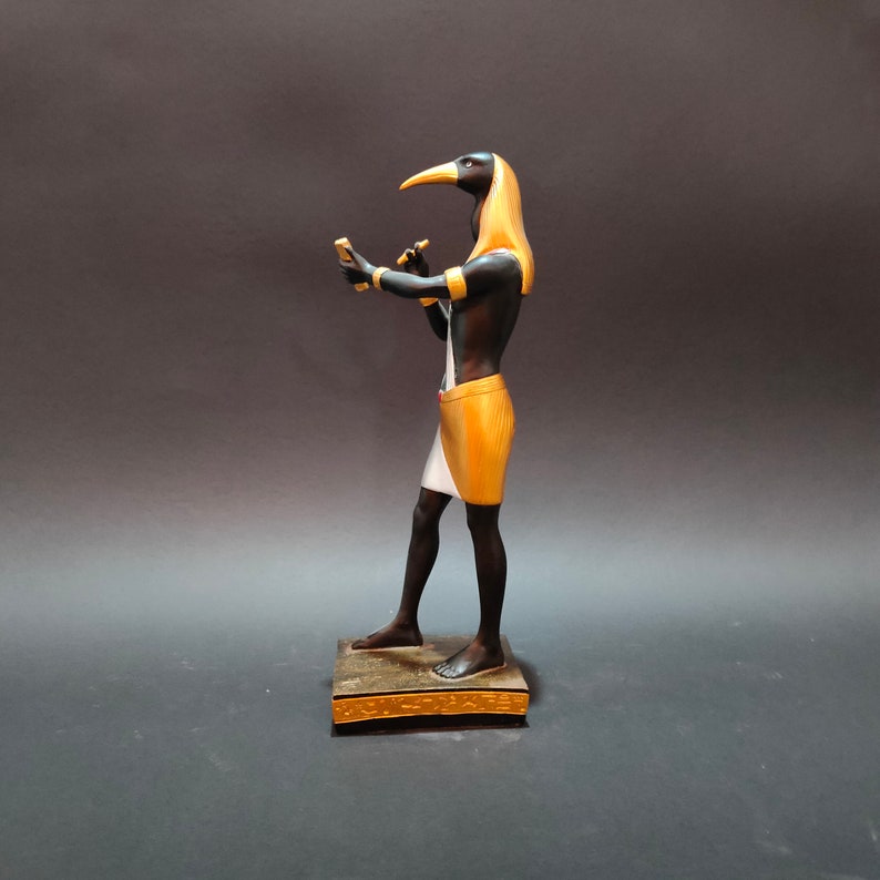 Statue of Egyptian Thoth God of Writing and Wisdom Made in - Etsy
