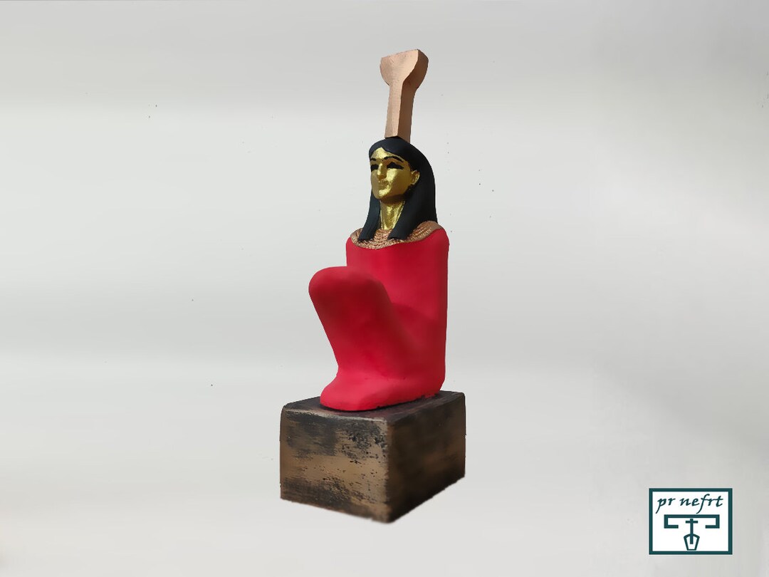 Seated Statue of the Goddess Nephthys. Rare Statue. Statue of the ...