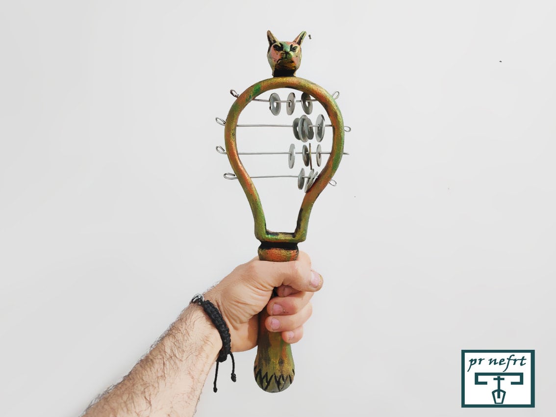 Sistrum Bastet.the. Bastet. A Wonderful Musical Instrument. A - Etsy