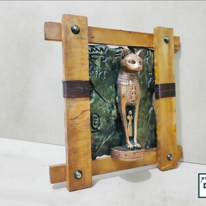 Rare and Distinguished. A Mural of the Goddess Bastet. Bastet Altar ...