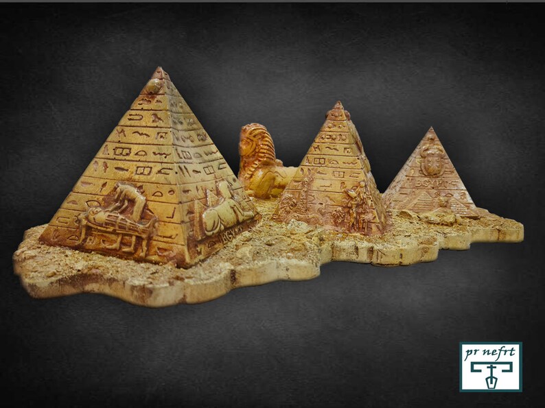 A Special Piece of the Pyramids and the Sphinx in Giza - Etsy