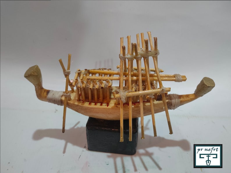 The Unique and Rare Boat of King Khufu (the Boat of the Sun) Wooden ...