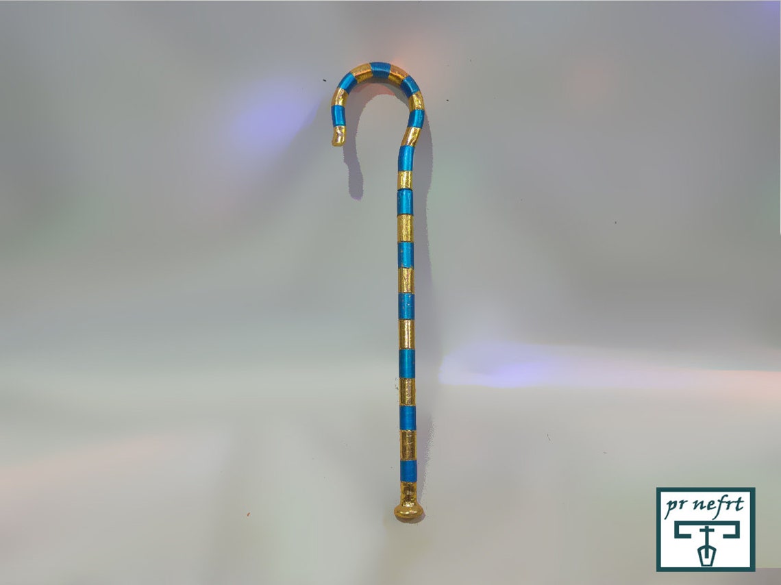 King Tutankhamun's Scepter, a Similar Scepter. Egyptian Scepter. the ...