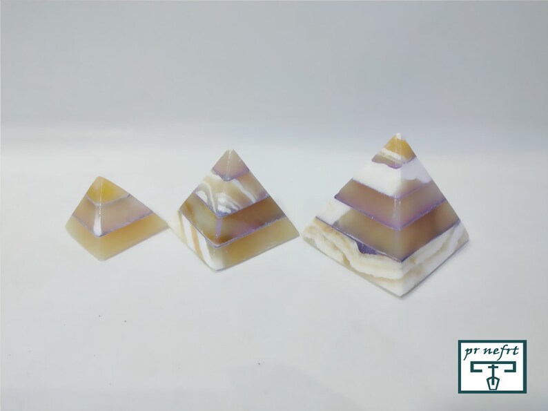 Giza Pyramids . the Magnificent Alabaster Pyramids 3 Pieces - Etsy