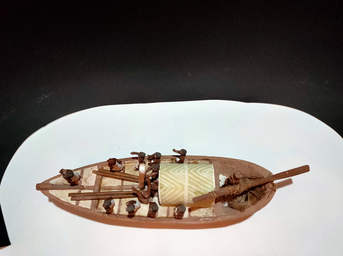 Ancient Egyptian Wooden Boat Model (reproduction) (made in Egypt) - Etsy