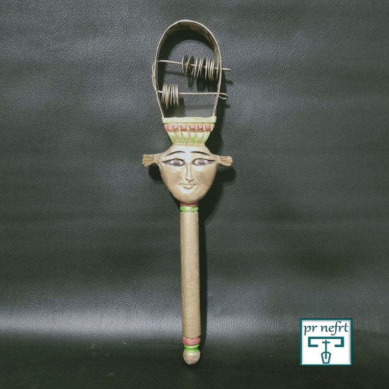 The Golden Sistrum of Goddess Hathor | Ancient Egyptian Sistrum ...