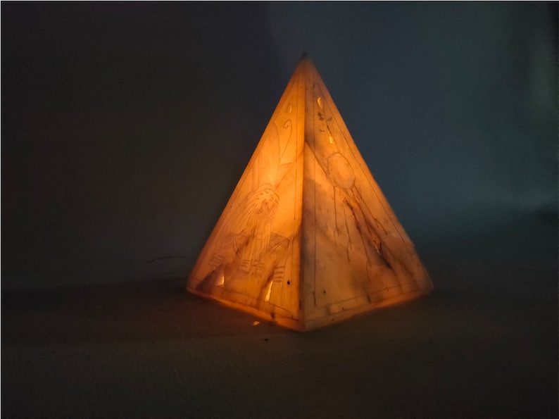 Alabaster Pyramid. Giza Pyramids . the Luminous Egyptian - Etsy