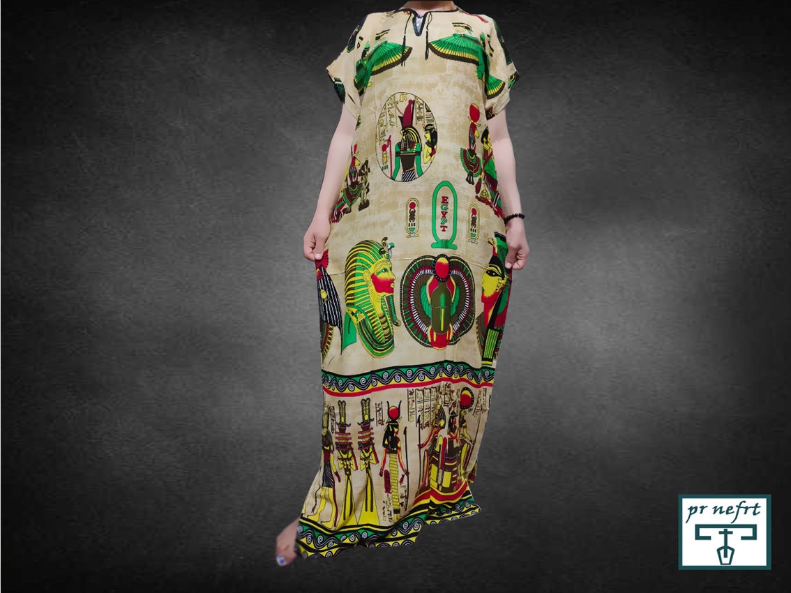 Egyptian Dress. Egyptian Queen Dress. Isis Dress. Caftan - Etsy