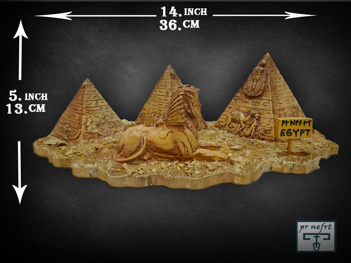 A Special Piece of the Pyramids and the Sphinx in Giza - Etsy