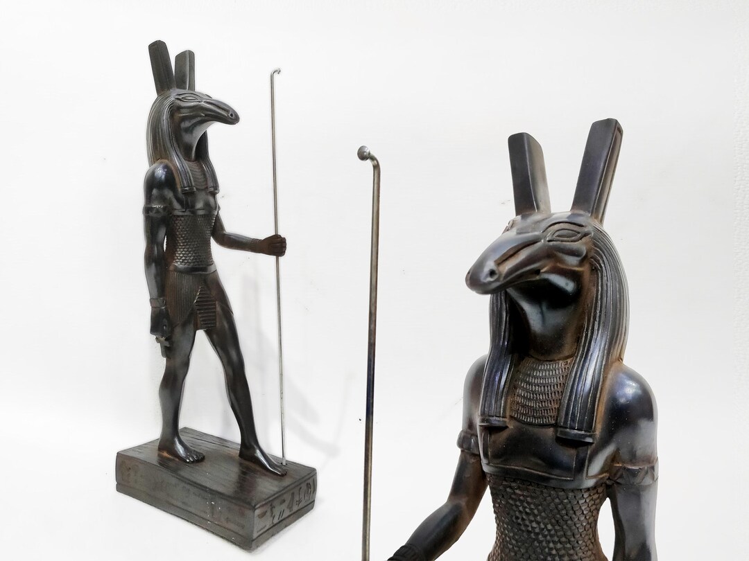 Handcrafted Egyptian God Seth Statue: Shepherd of the Desert - Etsy