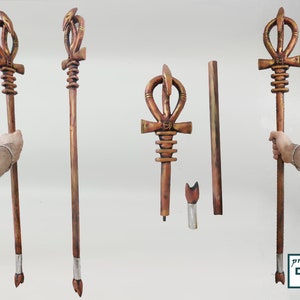 Scepter of the God Ptah. Rare Sceptre. Was Scepter. Ankh's Sceptre ...