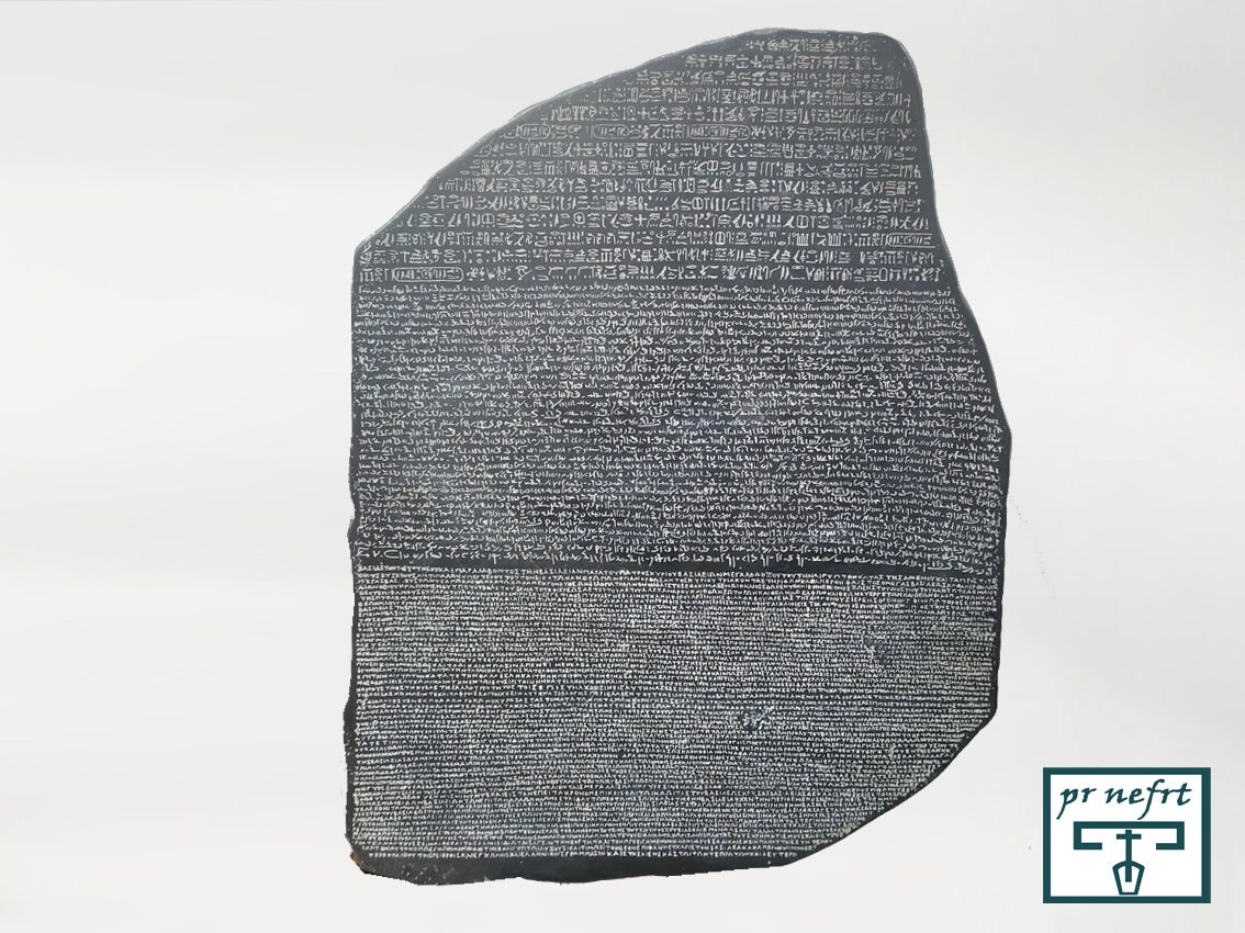 Rosetta Stone Rashid Plate.rashid's Painting Detailed - Etsy Singapore