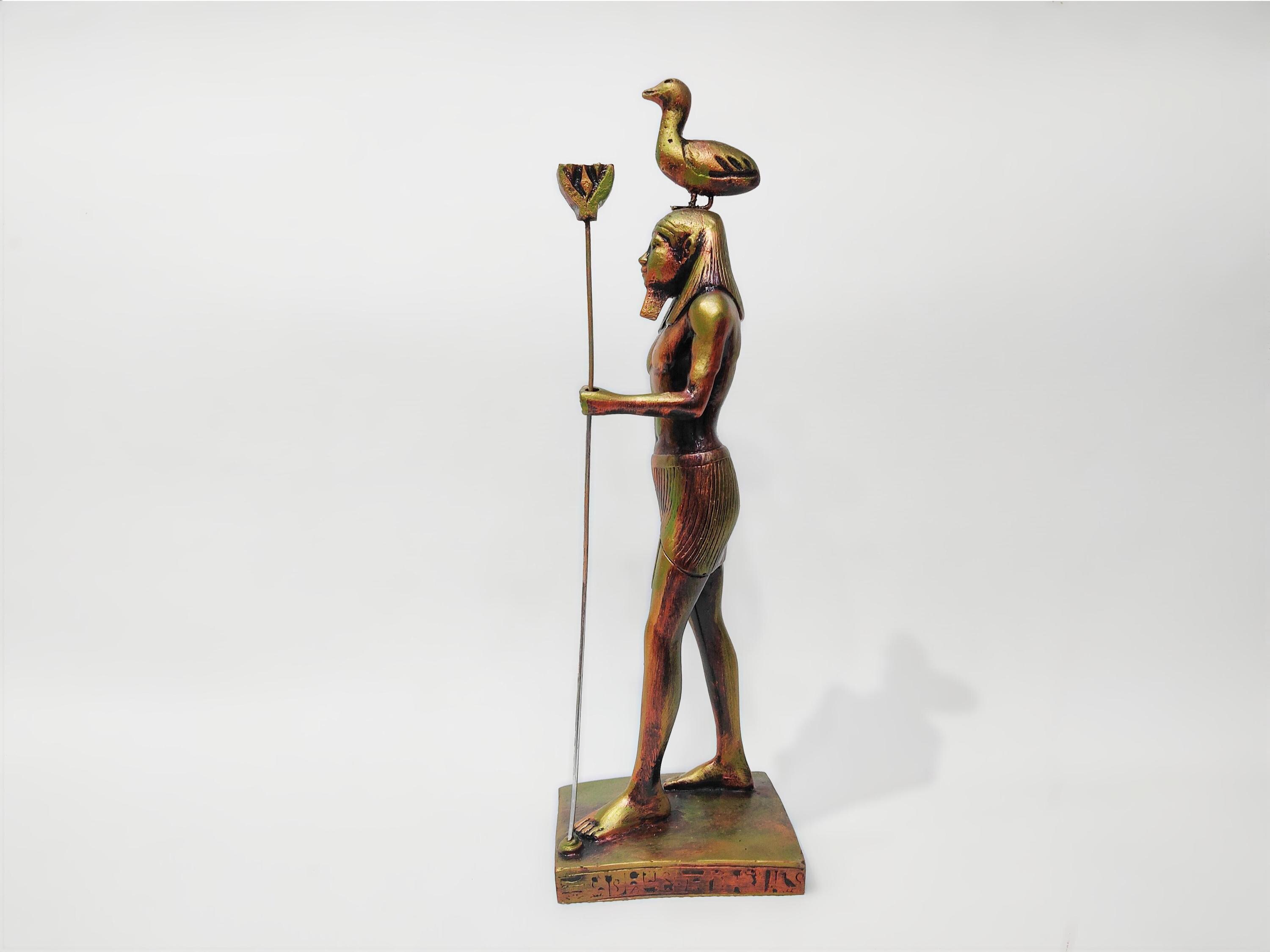Egyptian God Geb Statue: Ancient Egypt Decor (13.5 Inches) - Etsy