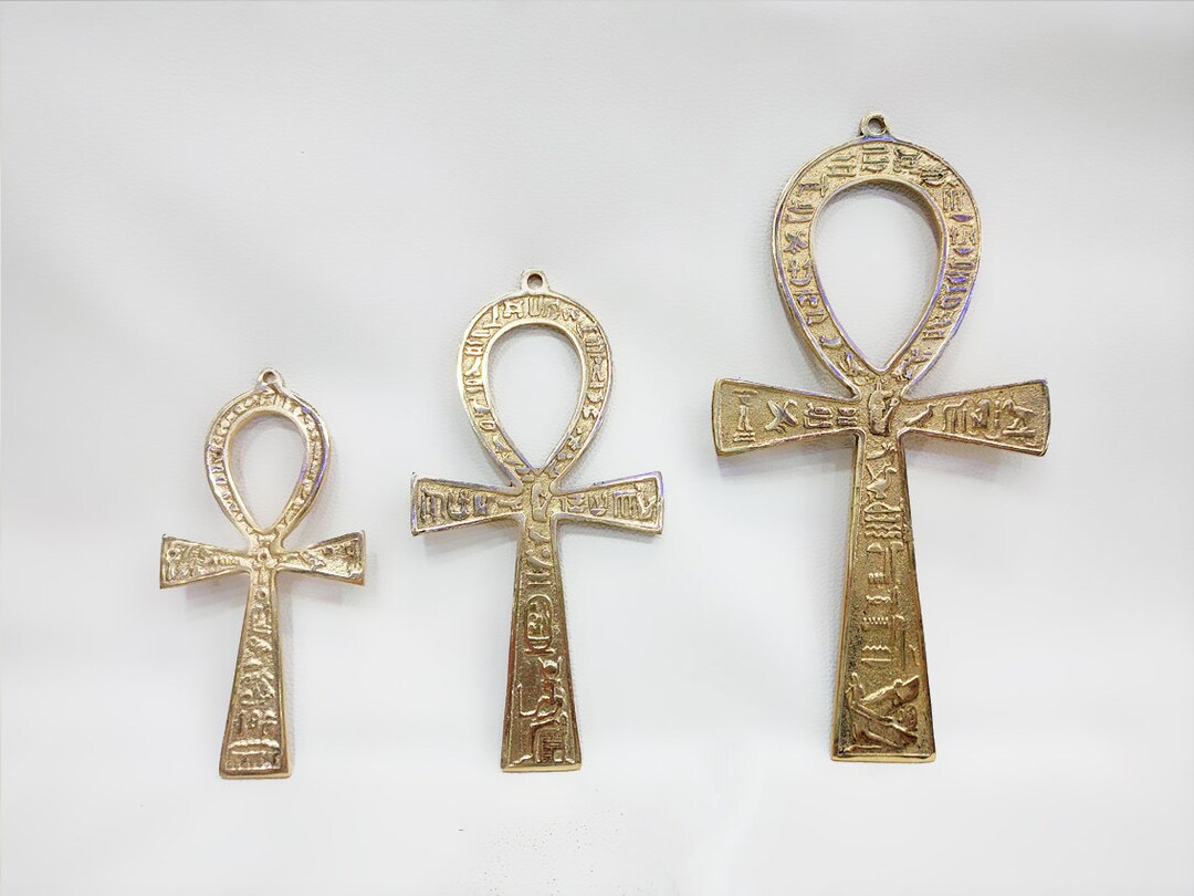 The Copper Pharaonic Ankh Amulet - Available in Five Sizes - Egyptian ...