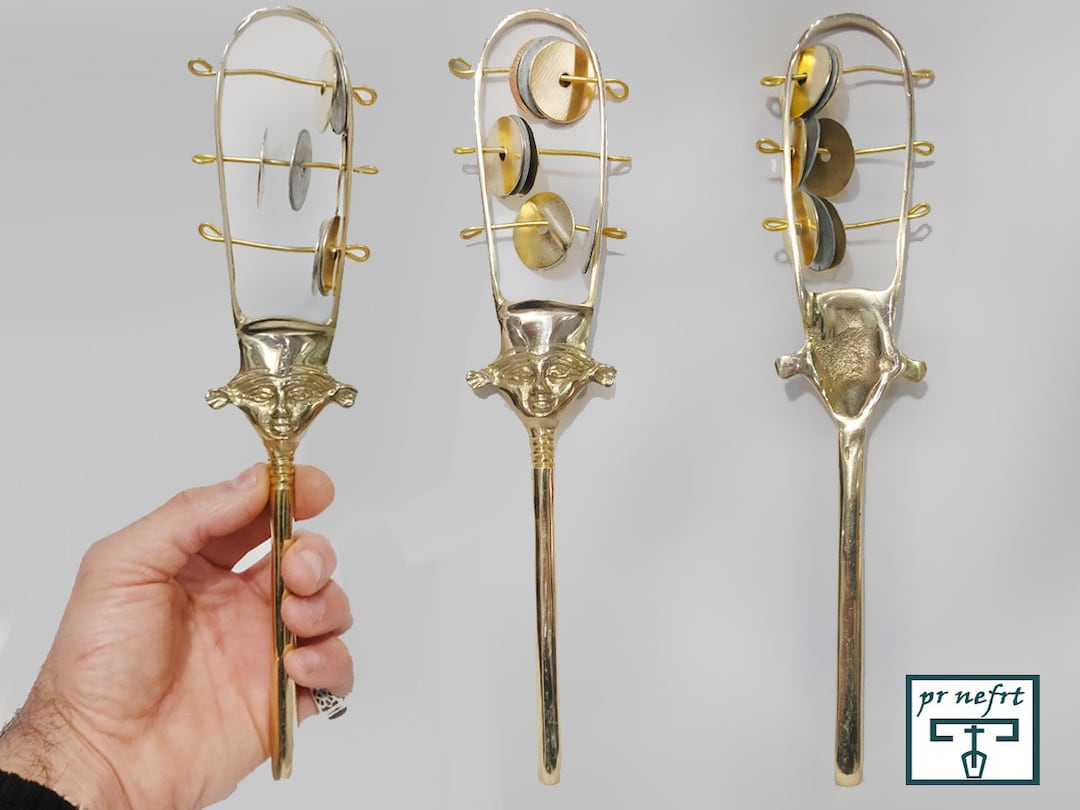 Sistrum Hathor. Systrom. A Sacred Tool of Activation, Ceremonies and ...