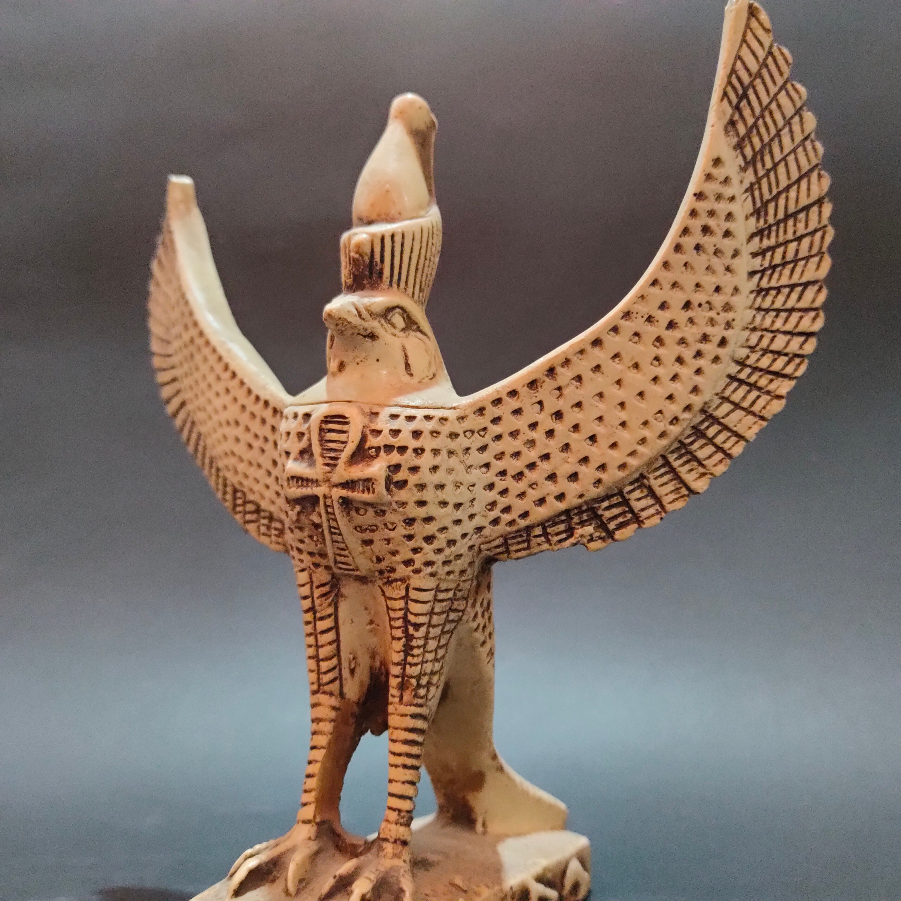 Statue of Ancient Egyptian God Horus Stone Made in Egypt - Etsy UK
