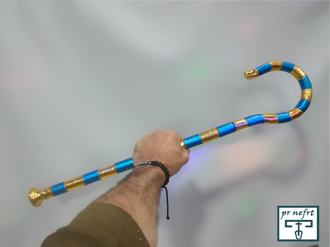 King Tutankhamun's Scepter, a Similar Scepter. Egyptian Scepter. the ...