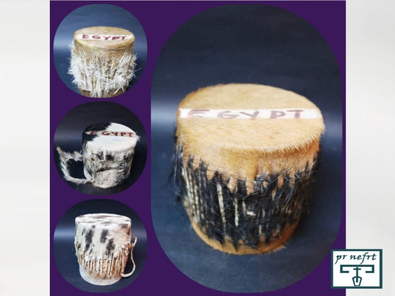 Leather Drum Bedouin Drum. Egyptian Decorated. Darbuka. | Etsy