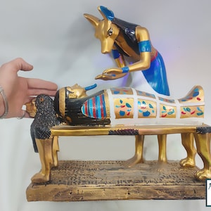 A Unique Model of Anubis, the God of Embalming and Tombs, Made in Egypt ...