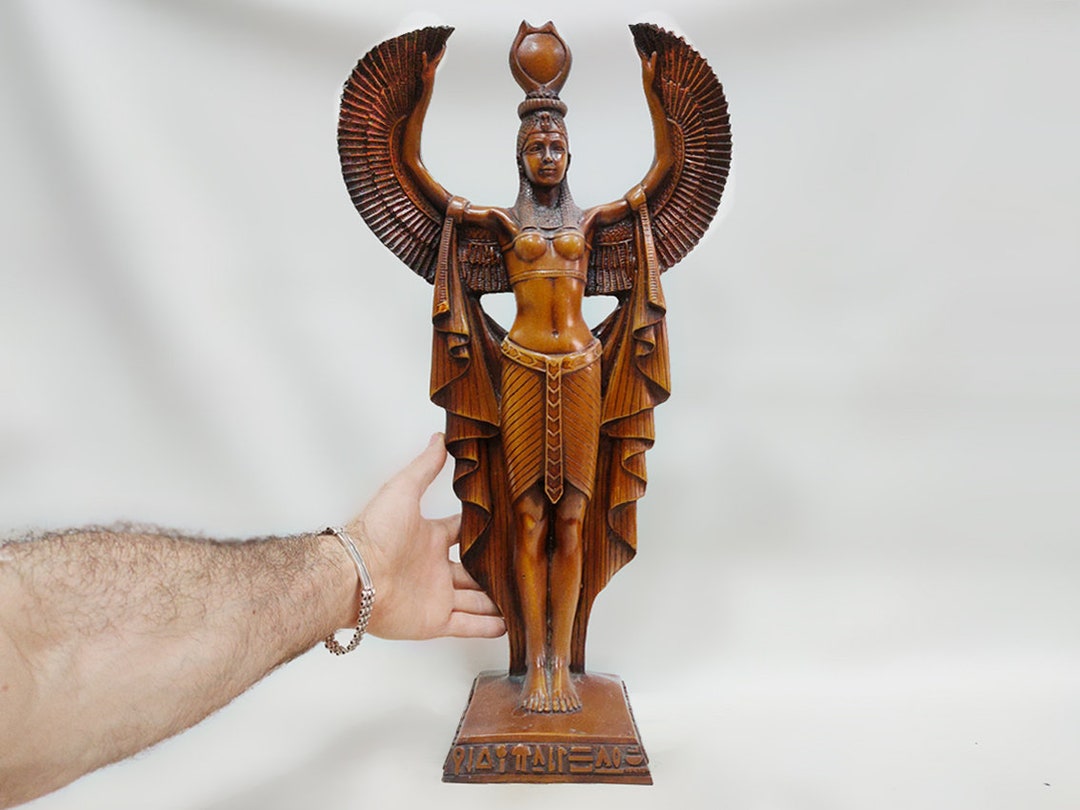 Isis Statue - Goddess of Magic - Isis . 22 Inches High, Made With ...