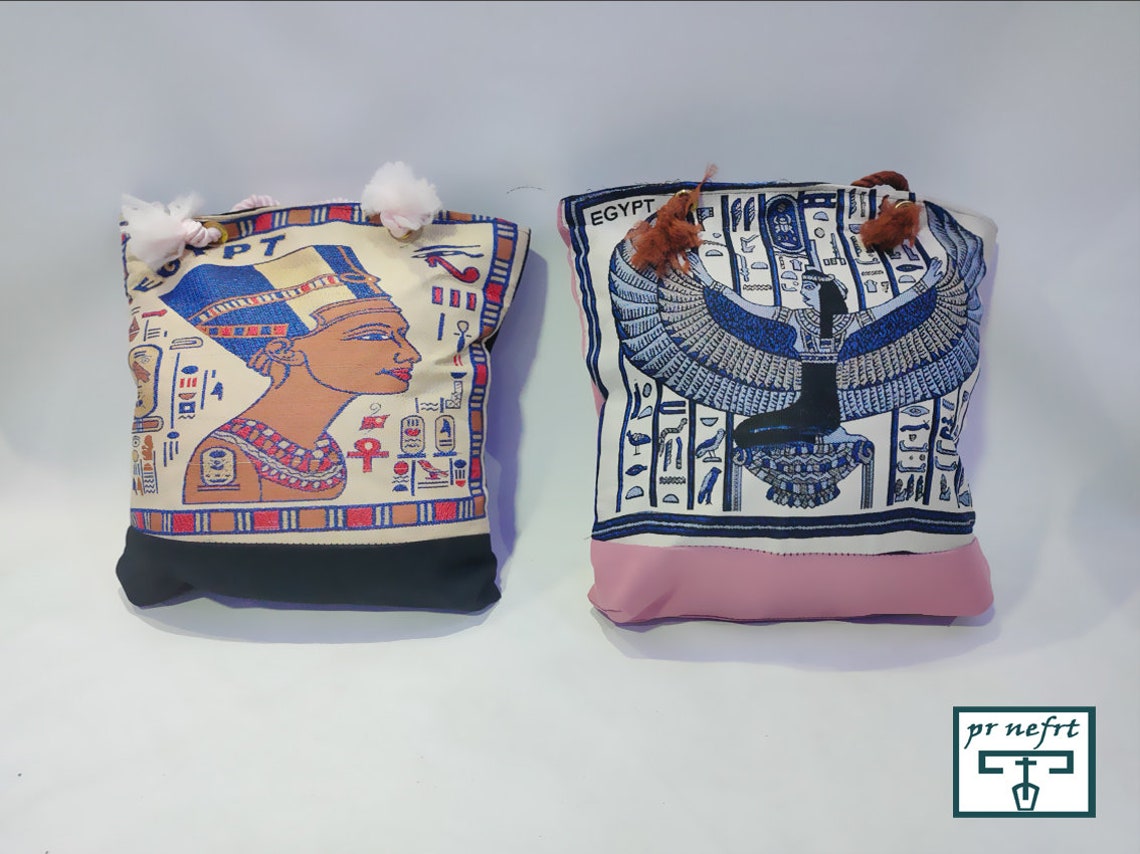An Egyptian Shoulder Bag, a Shoulder Bag Made of Fabric and Wool ...