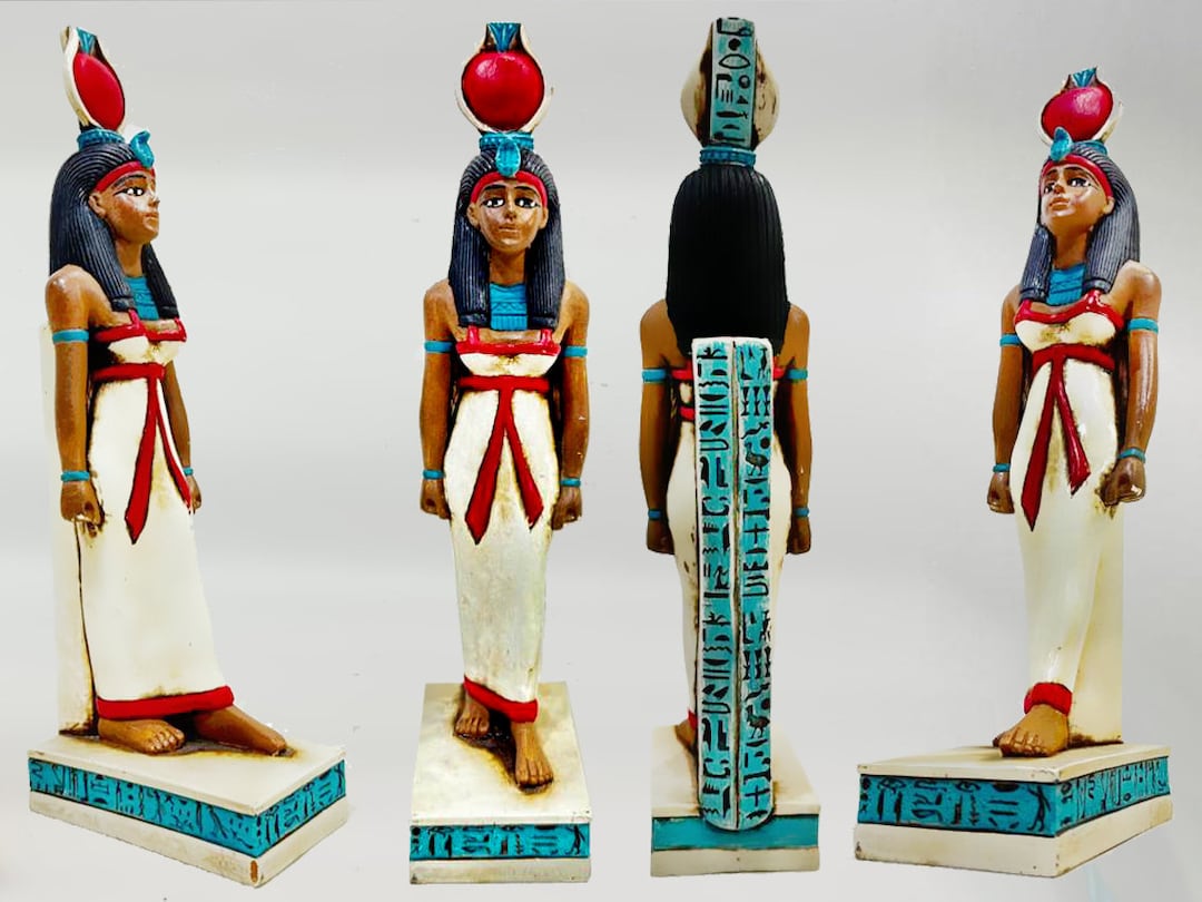 Statue of the Goddess Isis. Statue of Isis. Goddess Love. Brilliantly ...