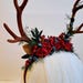 Reindeer Antler Headband Christmas Headband Woman Red Christmas ...