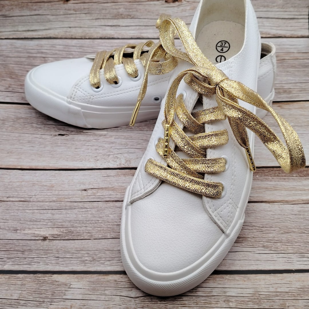 Gold Laces Gold Laces Gold Metallic Laces Gold Metallic Laces Original ...