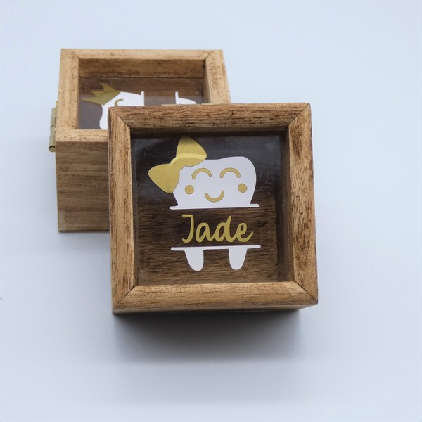 Wooden Milk Tooth Tooth Box - Etsy