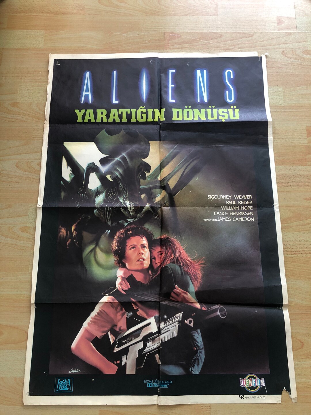 Aliens Original Turkish Movie Poster - Etsy