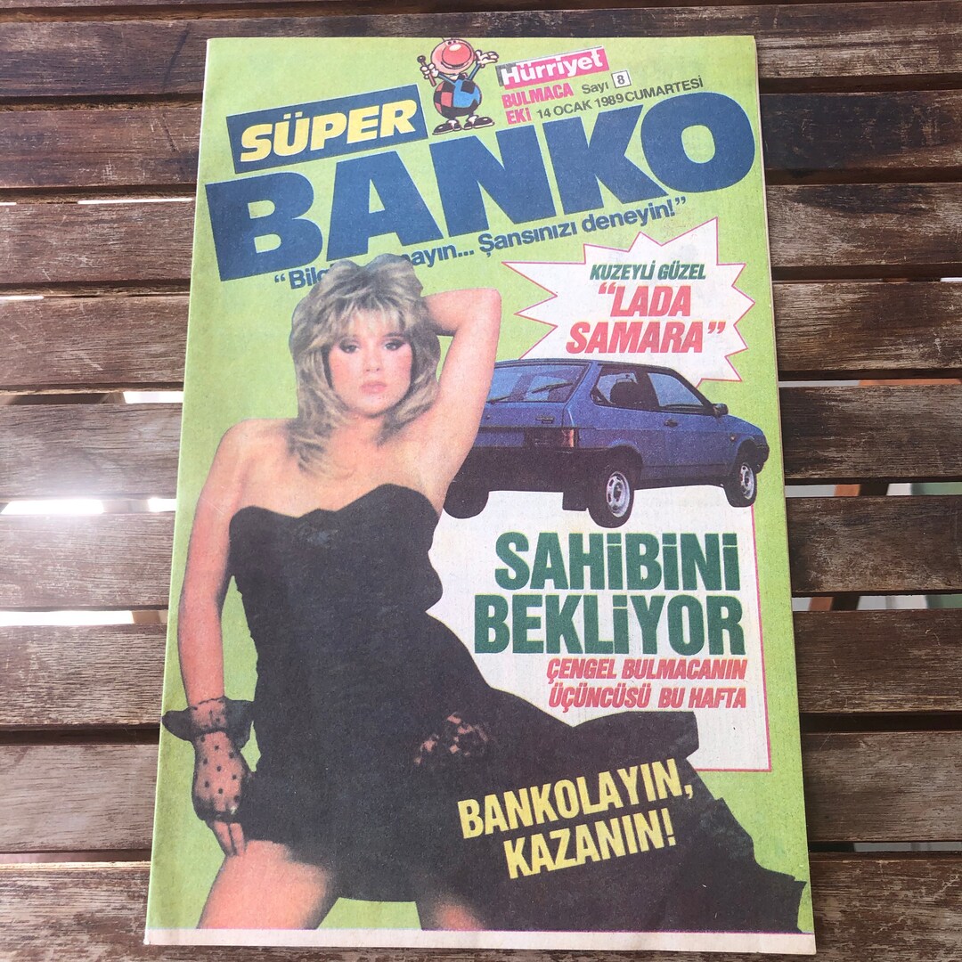 Rare Samantha Fox Cover 80s Turkish Magazine - Etsy Canada