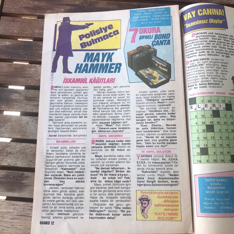 Rare Samantha Fox Cover 80s Turkish Magazine - Etsy Canada