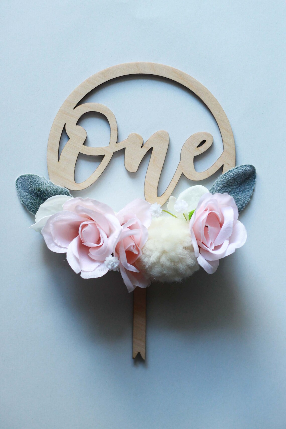 Birthday Cake Topper Baby First Birthday Party Wooden - Etsy