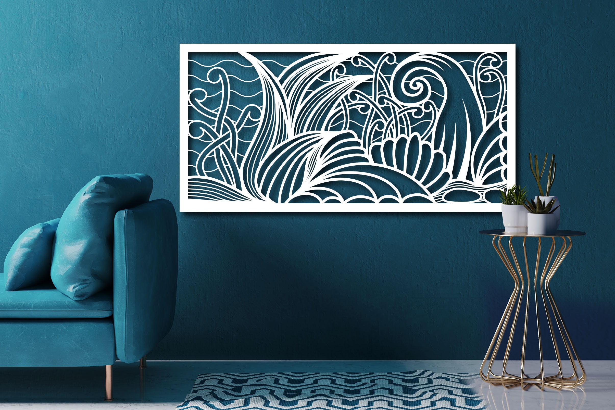 Wall Art Panels Laser Cut Vector Files Svg And Dxf Files For Etsy
