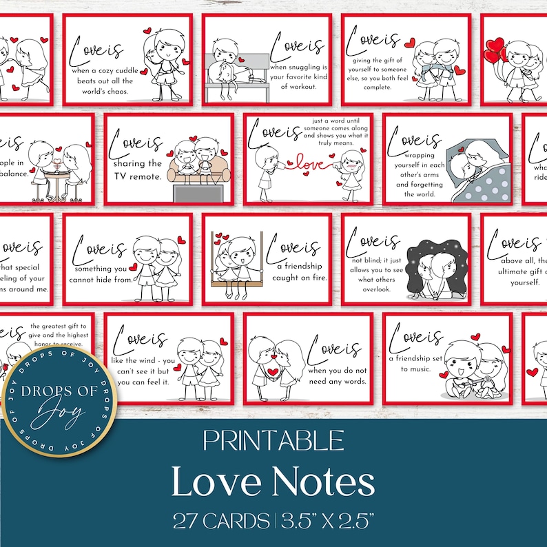 Love is Lunchbox Notes | Valentines Cards | Printable Notes for Adults ...