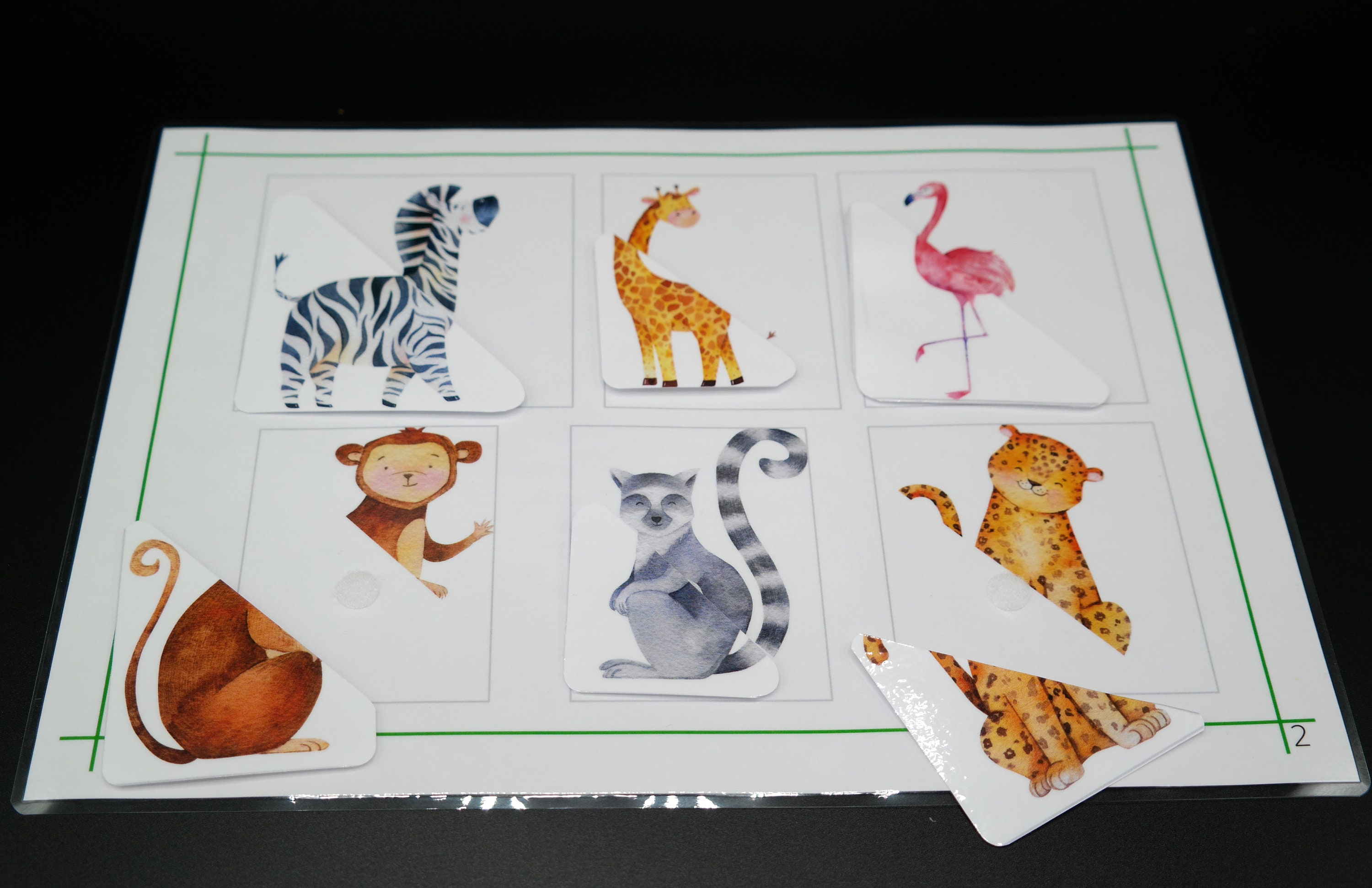Jungle Animals Printable Busy Book Toddler Educational Book - Etsy