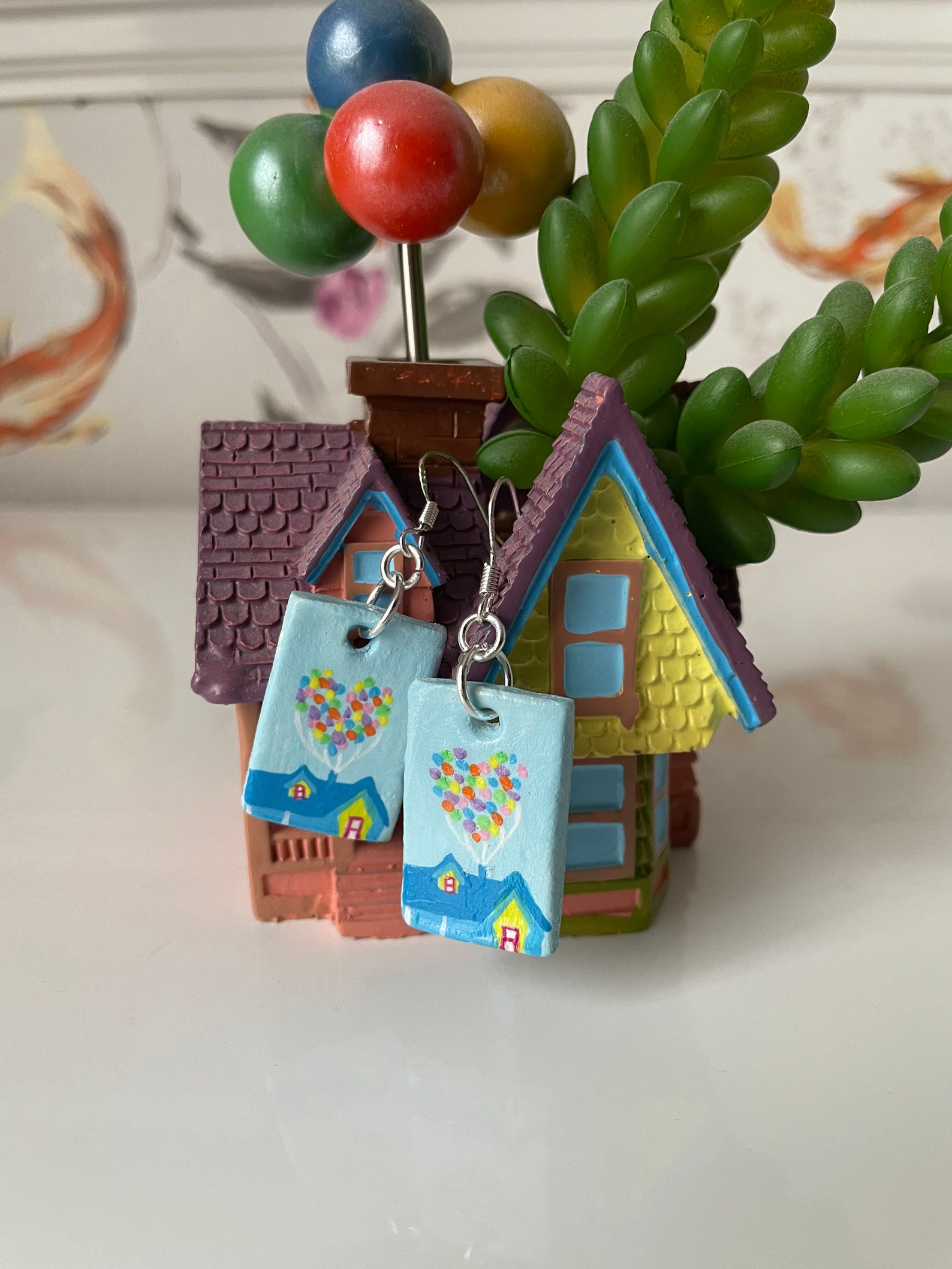 Handmade Clay Disney/pixar Inspired Cartoon Character Dangle - Etsy ...